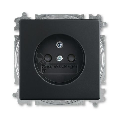 ABB Future Linear zásuvka mechová černá 5519B-A02357885 s clonkami | K ...