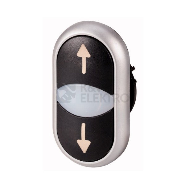 Dvojtlačítko se signálkou nahoru/dolů černá EATON M22-DDL-S-X7/X7 /216710/ | K&V ELEKTRO a.s.