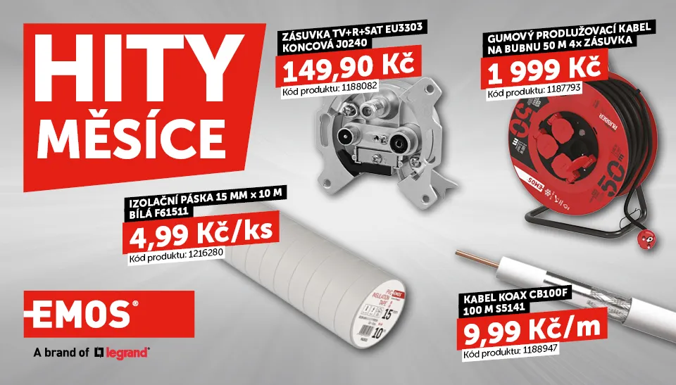 Červnové HITY měsíce! | K&V ELEKTRO a.s.